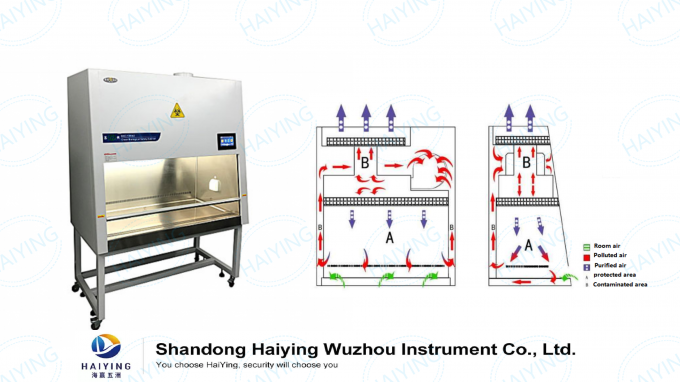 ISO 5 Class II BSC Biological Safety Cabinet CE HEPA